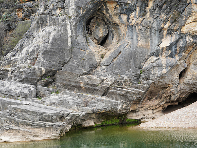 Mother Nature's architecture puts human designs to shame. This dramatic rock formation looks like it was sculpted by an artist with unlimited time and perfect vision.