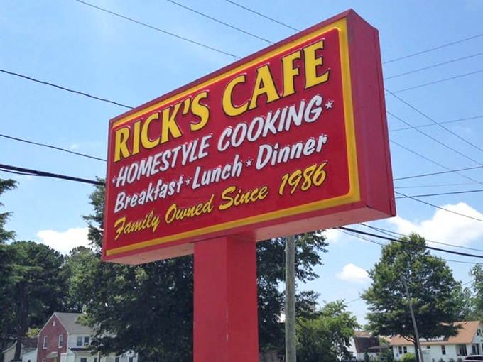 The roadside sign announces "Homestyle Cooking" &ndash; three syllables that contain more comfort than most therapy sessions and at a fraction of the cost.