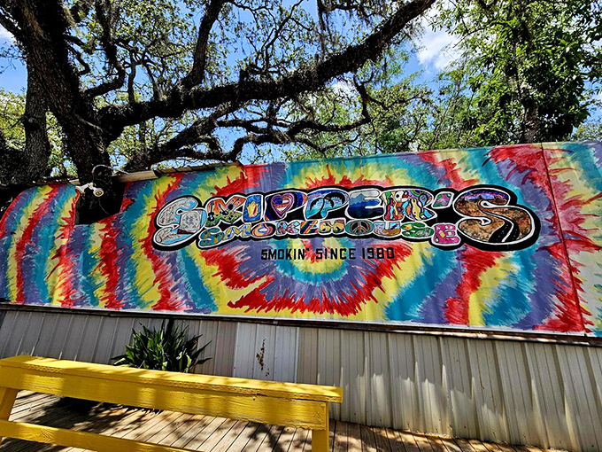 A tie-dyed banner announces you've found the place where Florida lets its freak flag fly—and serves incredible food while doing it.