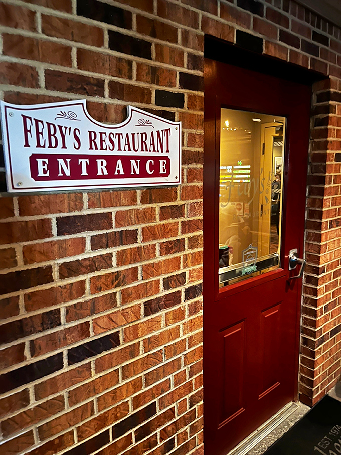 The welcoming entrance promises the kind of authentic seafood experience that keeps locals coming back regularly.