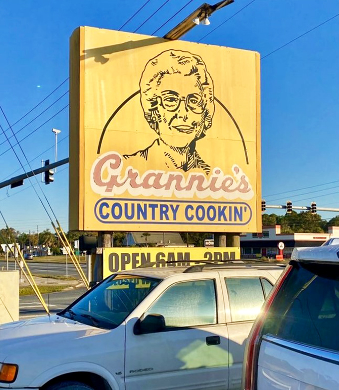 The iconic yellow sign stands as a beacon of breakfast hope&mdash;a lighthouse guiding hungry travelers to the promised land of proper country cooking.