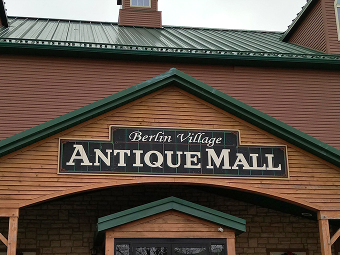 The sign says "Antique Mall" but should read "Time Portal." One step through these doors and you're transported to a world where craftsmanship ruled.