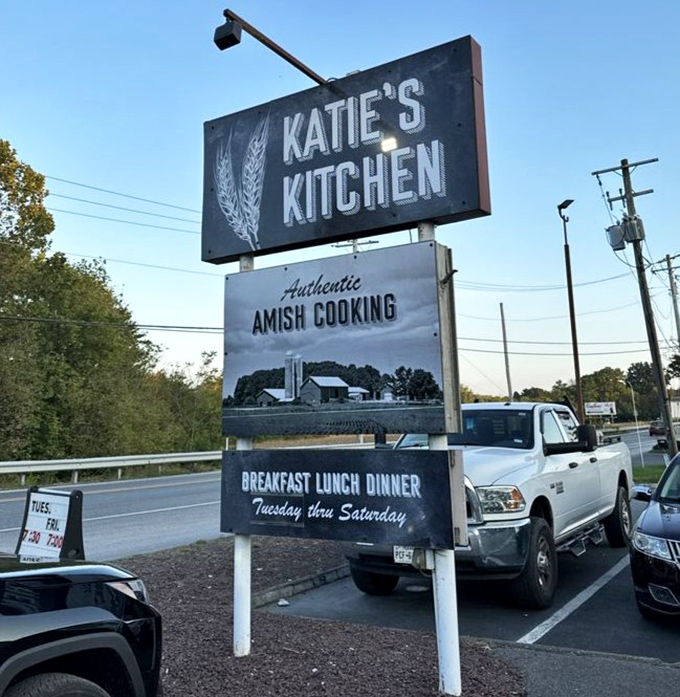 The roadside sign promises "Authentic Amish Cooking"&mdash;six hours from now, you'll still be thinking about it while unbuttoning your pants.