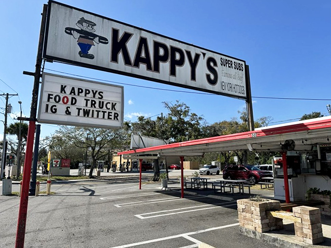 The sign that's guided hungry travelers for years. Like a lighthouse for those lost in a sea of mediocre fast food.
