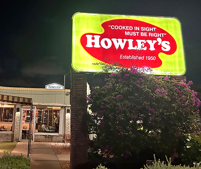 At night, the neon sign glows like a beacon for hungry travelers&mdash;a luminous promise of good things to come that's been fulfilled since Eisenhower was president. 