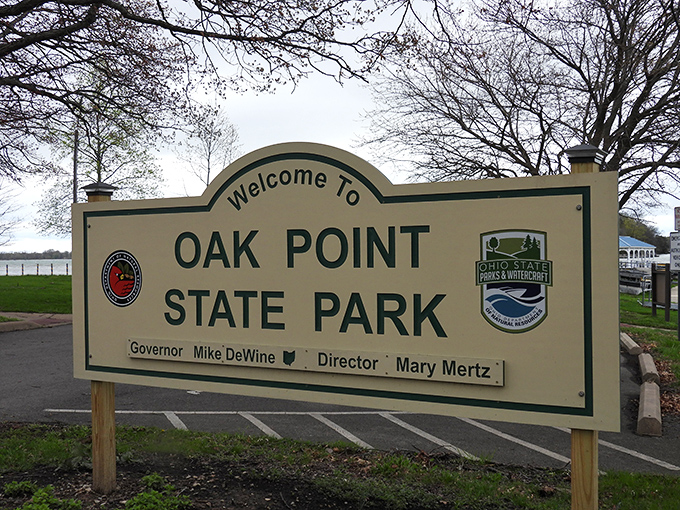 The sign doesn't mention that you're entering a parallel universe where time slows down and the only urgent notification is the call of a gull.