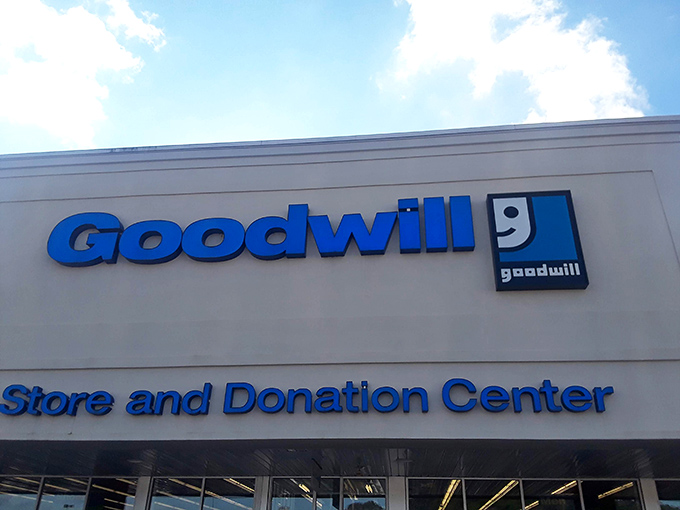 That iconic blue smile says it all. More than just a logo, it's a beacon for bargain hunters and sustainability champions alike.