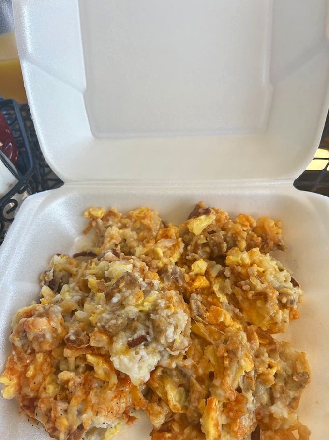 Breakfast doesn't always need to be pretty to be profound. This hearty scramble is the culinary equivalent of a warm hug from your favorite aunt.