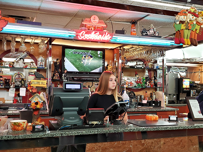 Where the magic happens. The neon glow, the welcoming counter, and staff ready to ensure your coffee cup never reaches empty.