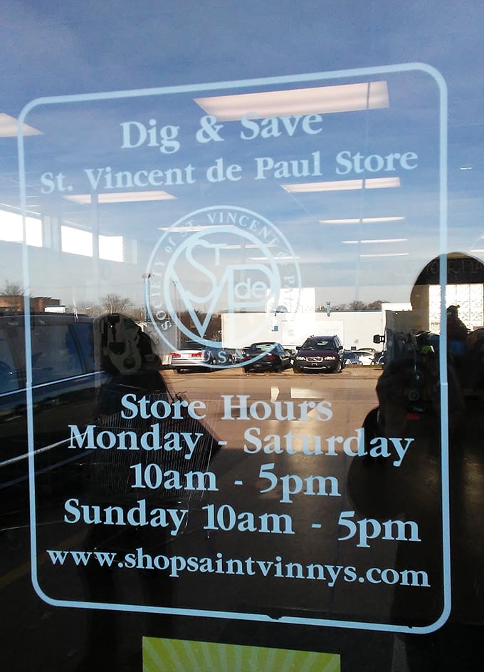 The rules of engagement clearly posted. Seven days a week to hunt for treasures&mdash;the thrift gods are generous with their hours at this Madison institution.