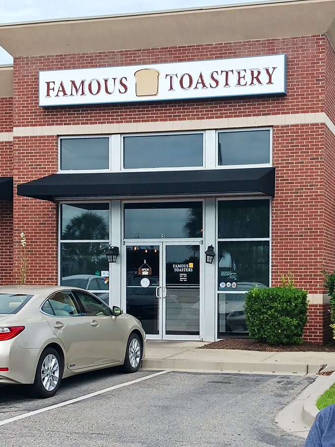 The storefront promises what awaits inside: no-nonsense breakfast excellence that's earned its "Famous" title without any unnecessary breakfast drama.