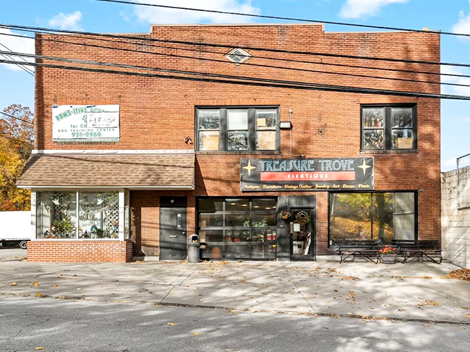 The unassuming brick exterior hides a universe of treasures—like finding Narnia in Pittsburgh, minus the snow and talking lions.