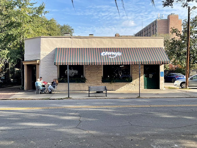 The unassuming storefront hides breakfast greatness within. Like a Southern superhero, Clary's doesn't need flashy signage to announce its powers.