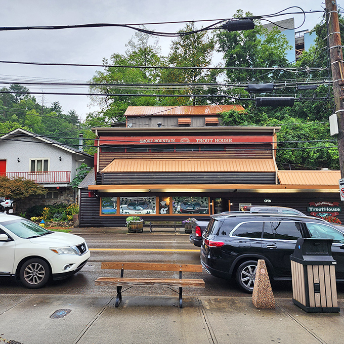From the street, it looks like any mountain cabin, but locals know this modest building houses some of the best trout dishes you'll find without waders and a fishing license.