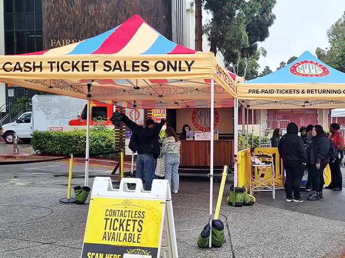 The gateway to Sunday adventures &ndash; where a simple ticket purchase unlocks a world of vintage treasures, artisanal crafts, and unexpected finds.