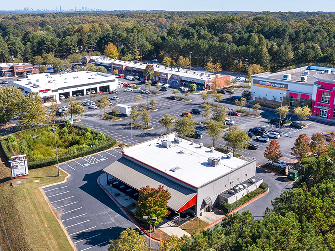 Aerial views reveal a town that balances growth with preservation, creating harmony between past and future.