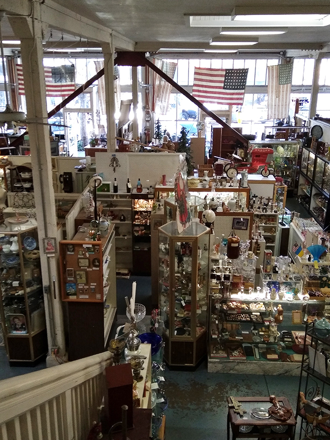 A bird's-eye view of organized nostalgia. From this angle, you can almost map out your treasure-hunting strategy like a general planning a campaign.