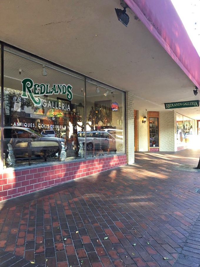 Brick pathways leading to adventure &ndash; each step bringing you closer to the thrill of the find in downtown Redlands.