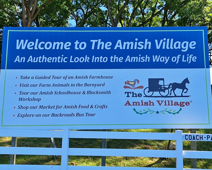 The most honest welcome sign in tourism: no promises of thrill rides or Instagram moments, just an authentic glimpse into a different way of life.