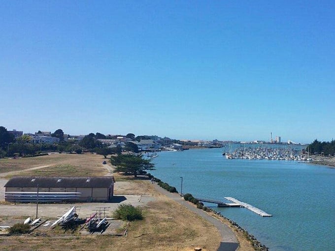 Rio Dell's rainbow arcs over small-town streets like nature's own welcome sign, promising magic around every corner. 
