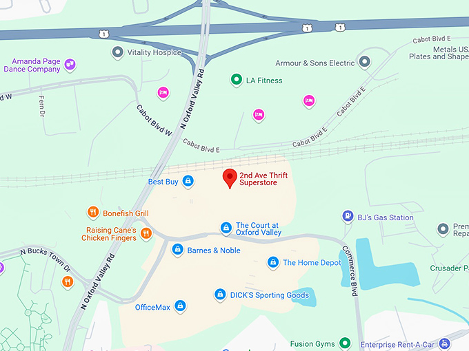 16. 2nd ave thrift superstore map