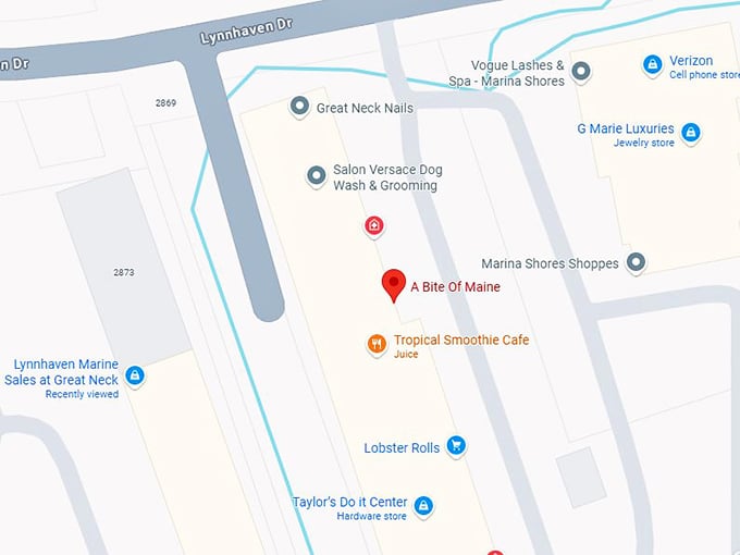 16. a bite of maine map