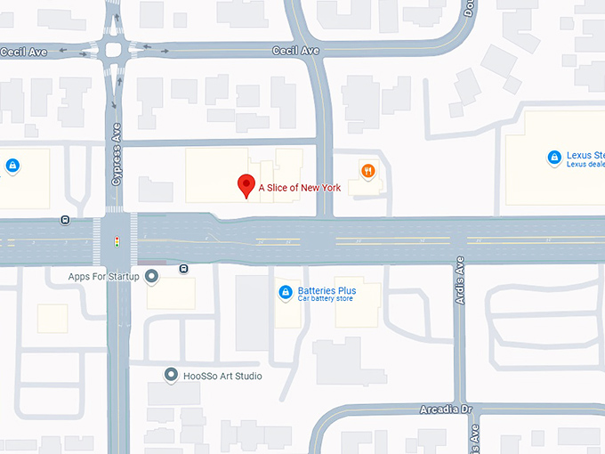 16. a slice of new york map