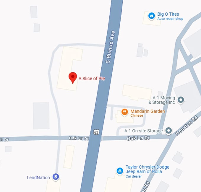 16. a slice of pie map