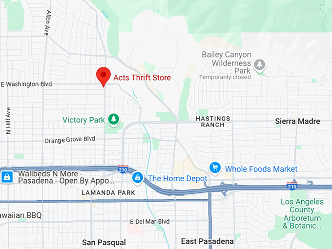 16. acts thrift store map