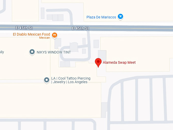 16. alameda swap meet map