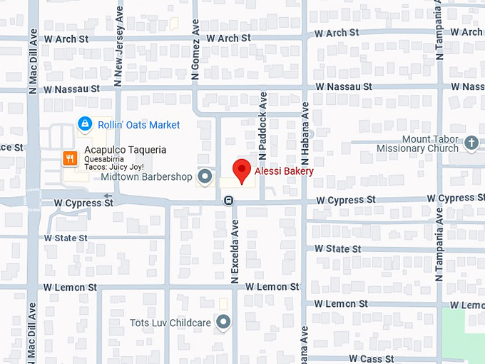 16. alessi bakery map