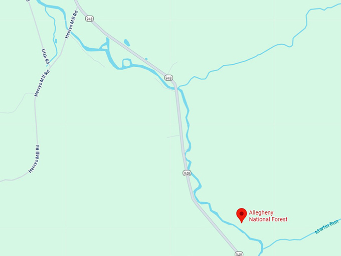 16. allegheny national forest map