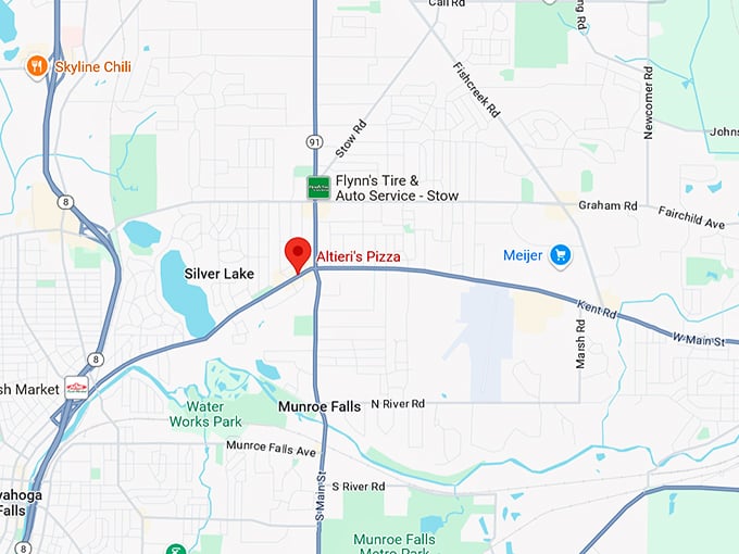 16. altieri's pizza map