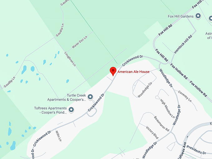 16. american ale house map