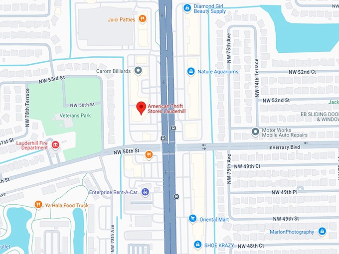 16. american thrift stores lauderhill map
