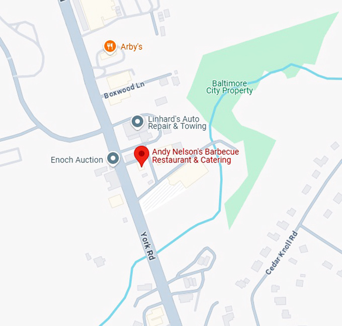 16. andy nelson's barbecue restaurant & catering map