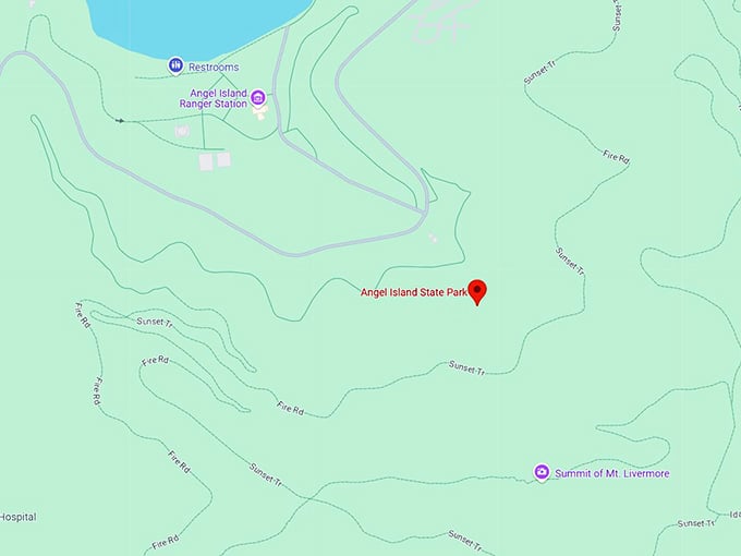 16. angel island state park map