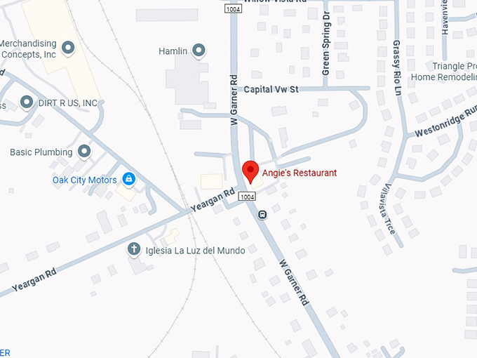 16. angie's restaurant map