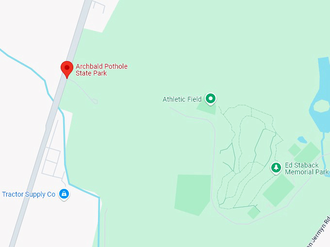 16. archbald pothole state park map