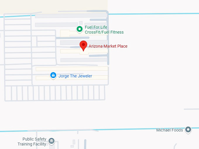 16. arizona market place map