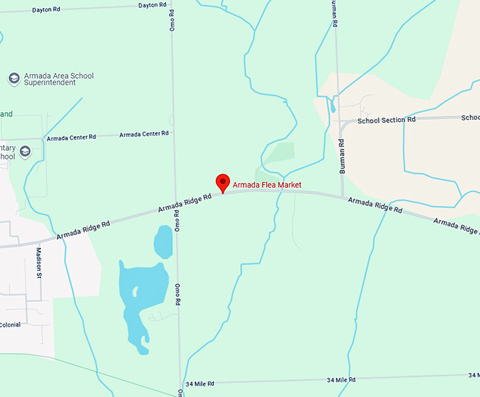 16. armada flea market map