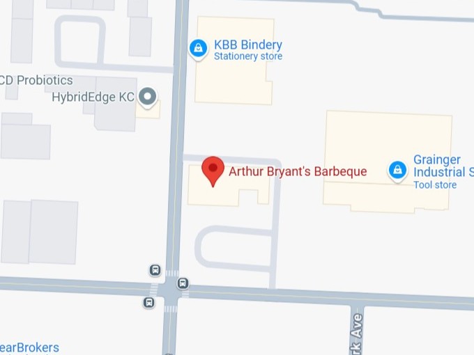 16. arthur bryant's barbeque map