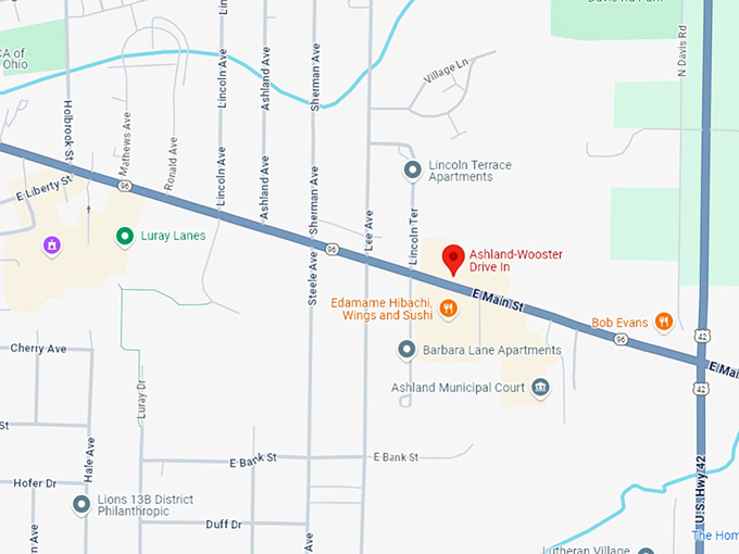 16. ashland wooster drive in map