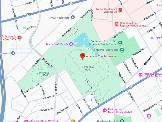 16. athena at the parthenon map