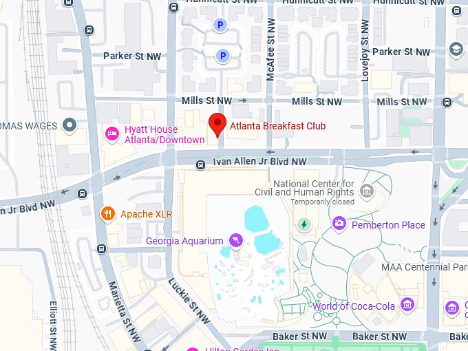 16. atlanta breakfast club map