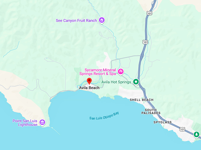16. avila beach map
