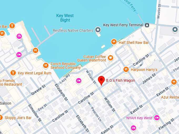 16. b.o.'s fish wagon map