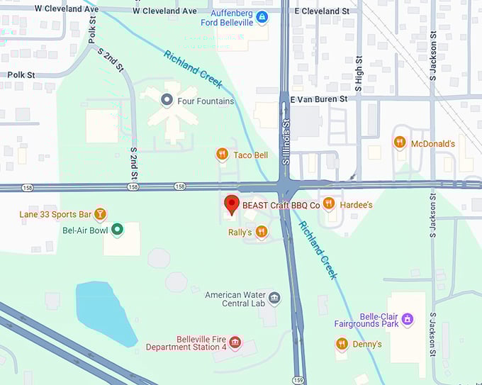 16. beast craft bbq co. map