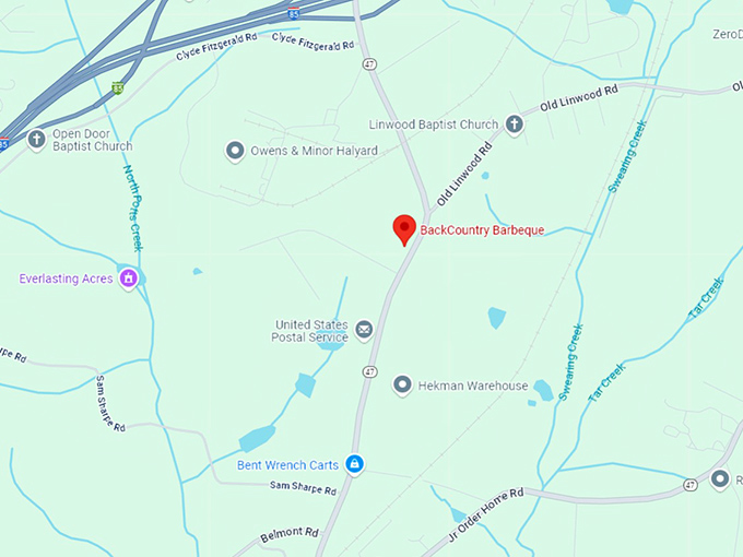 16. backcountry barbeque map