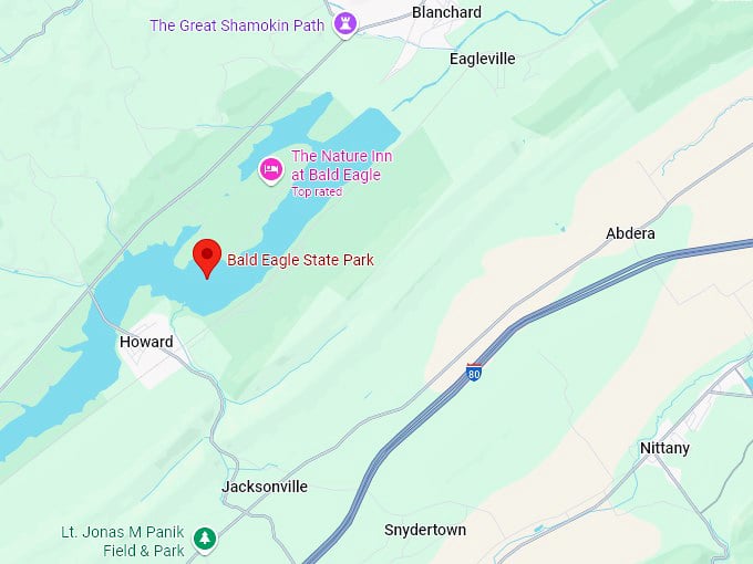 16. bald eagle state park map